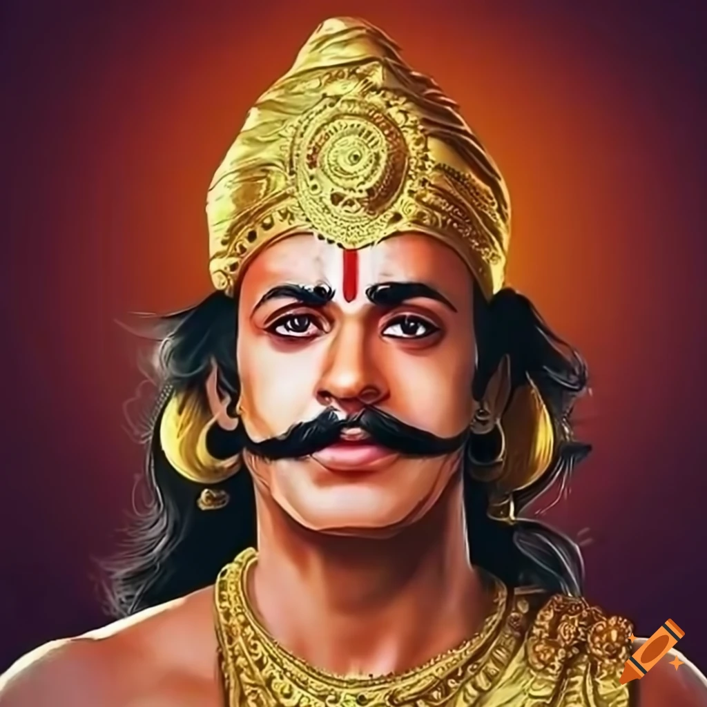 Image of the great ruler mahabali of kerala on Craiyon