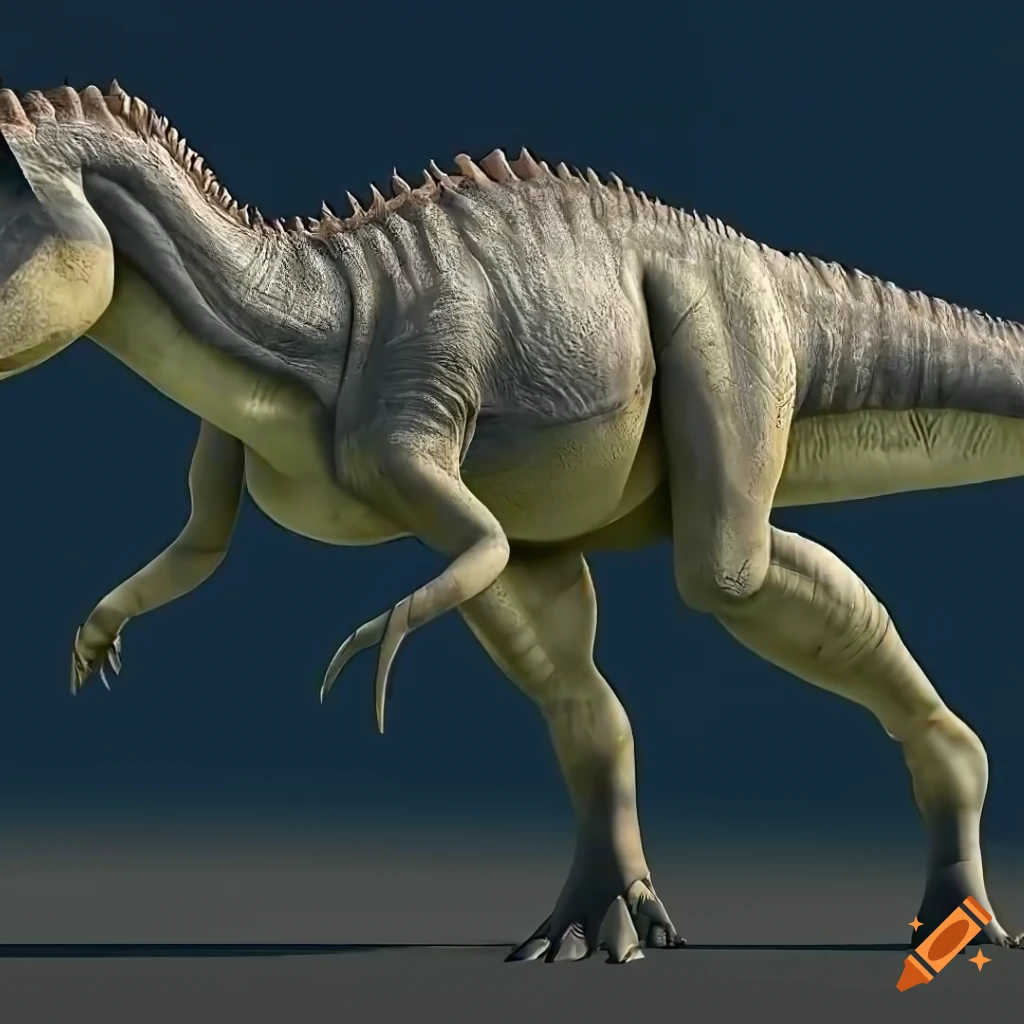 Scientifically accurate Hadrosaurus dinosaur in warm morning light on ...