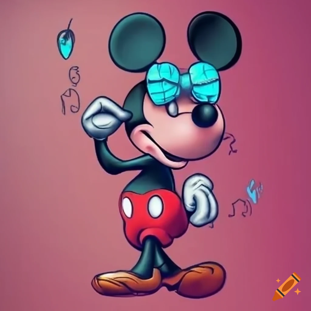 Mickey Mouse images created on Craiyon