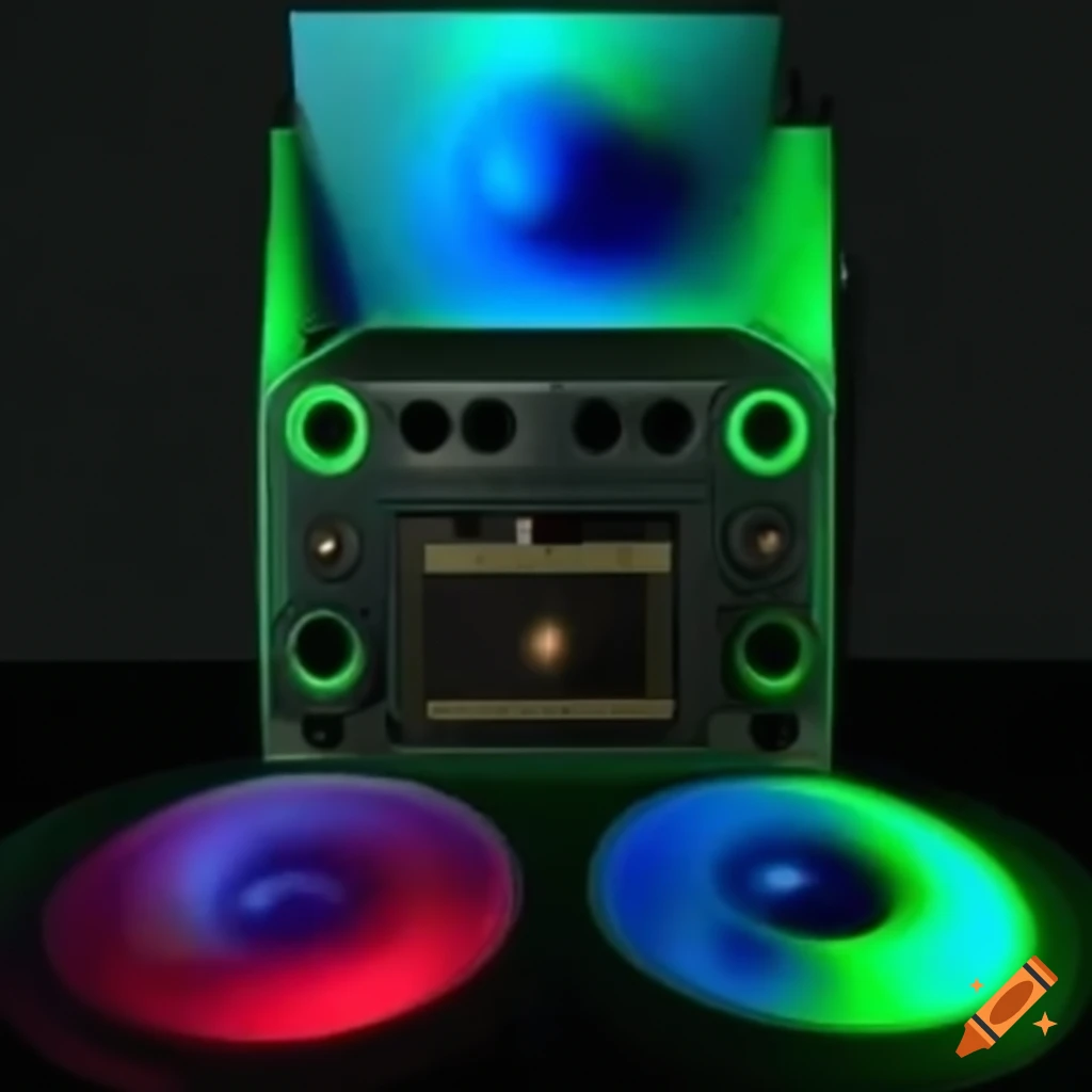 Image of spatial audio simulation on Craiyon