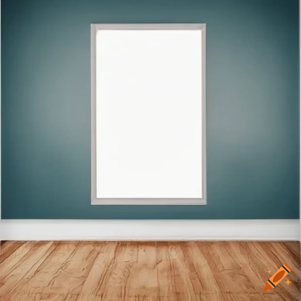 Blank wall for indoor mural on Craiyon