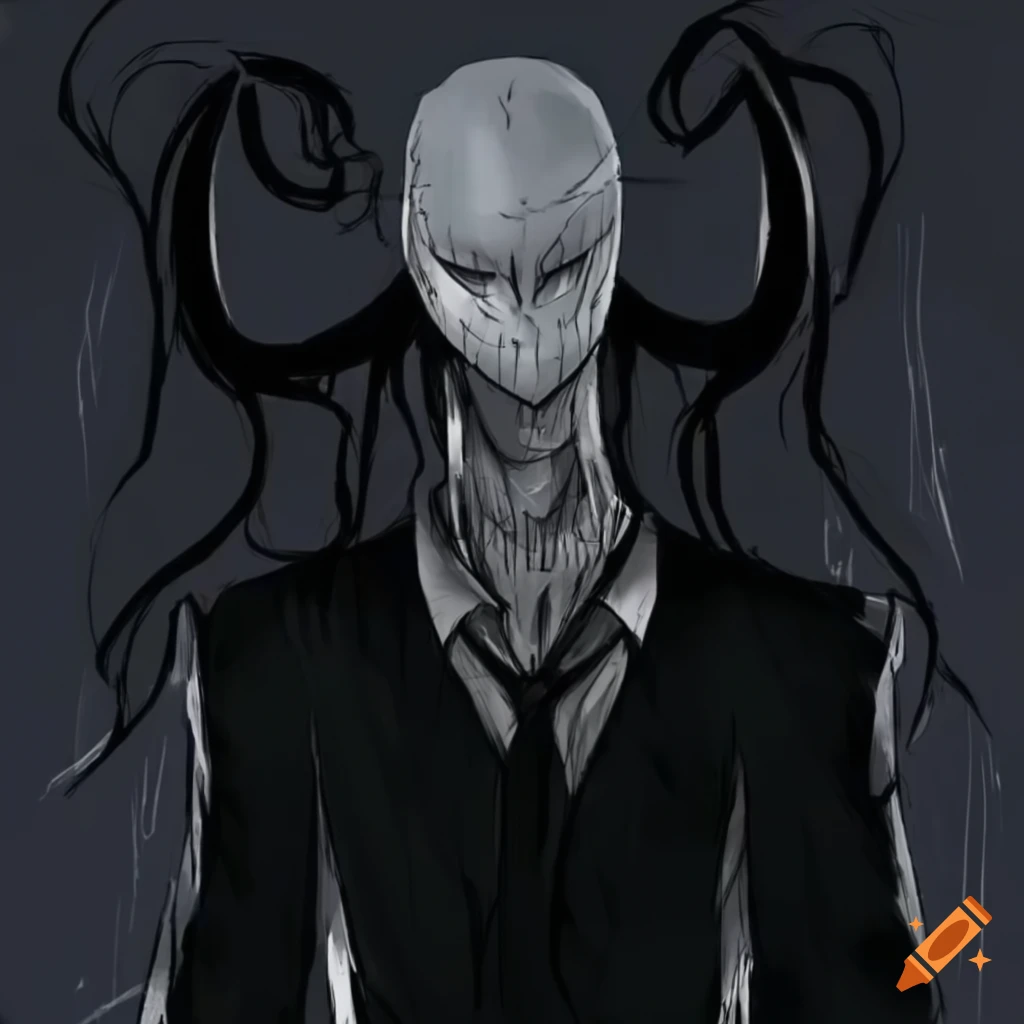 Slenderman Forme Humaine Anime