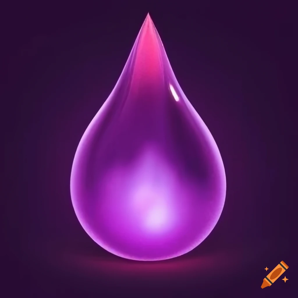 Macro photograph of a falling sweat drop on Craiyon