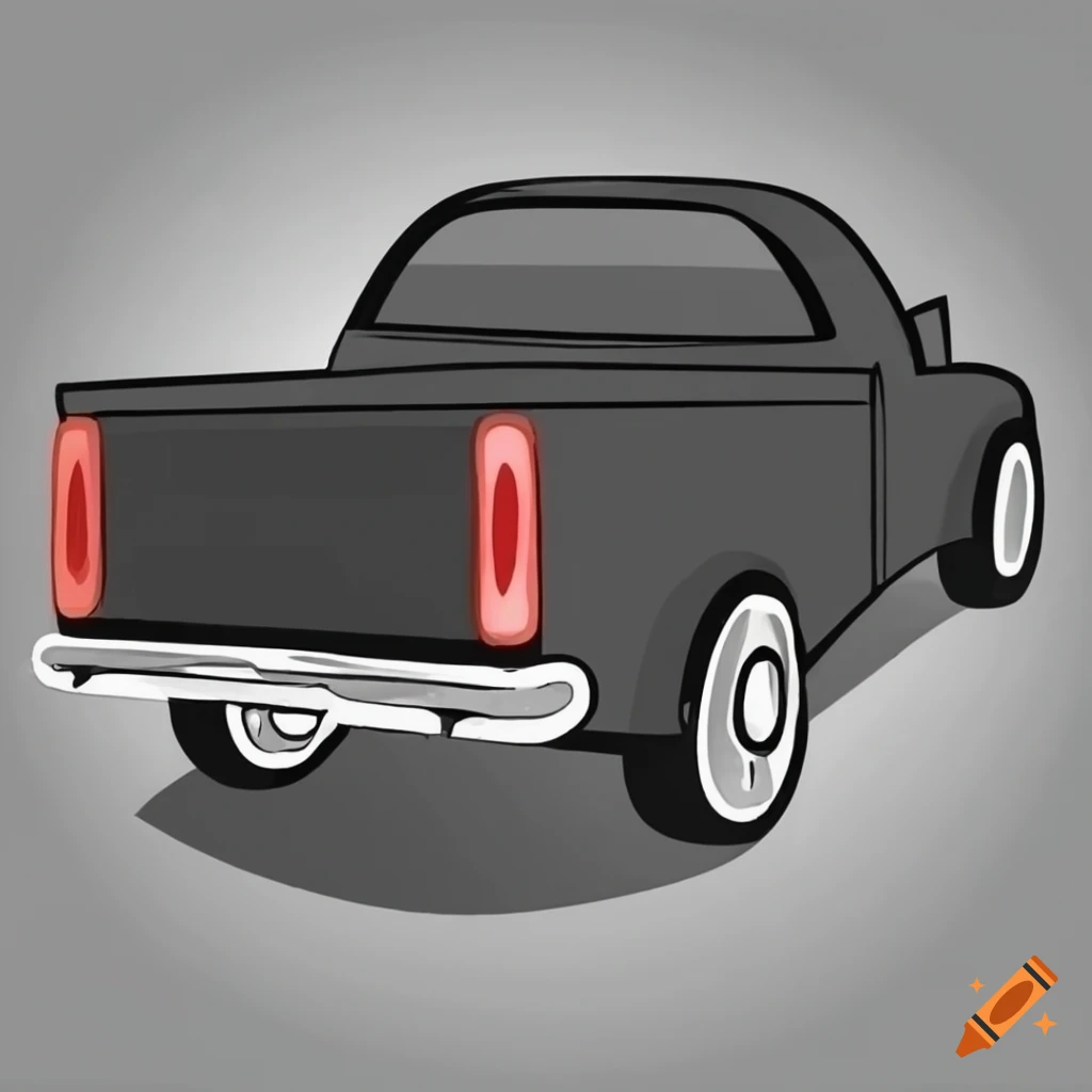 Cartoon Pickup Truck