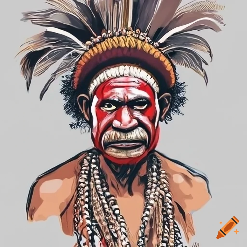 Indigenous People images created on Craiyon