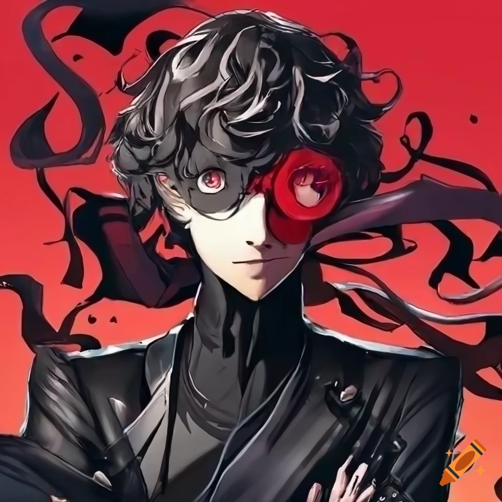 Artwork of persona 5 characters on Craiyon
