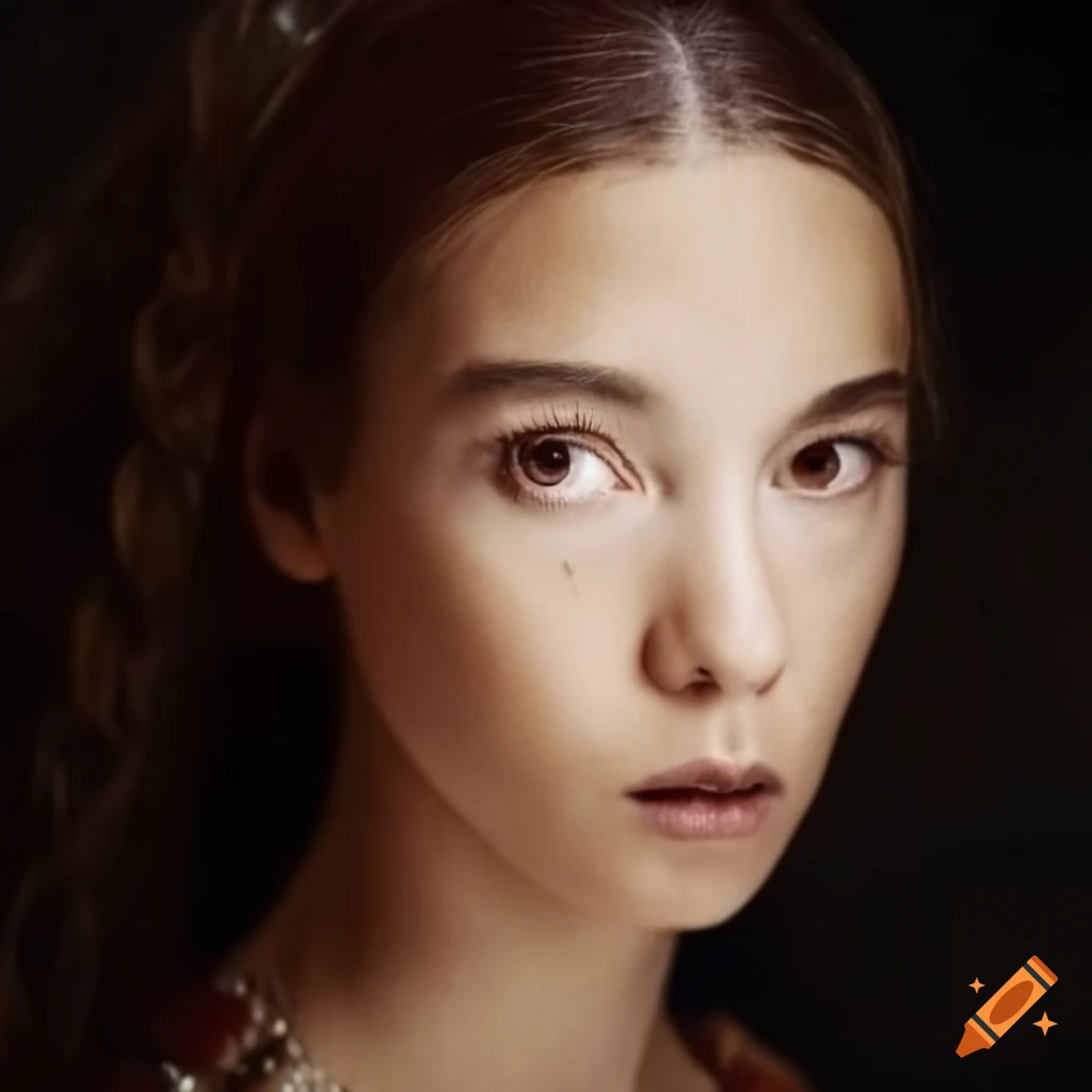 Close-up portrait of a venetian merchant's daughter on Craiyon