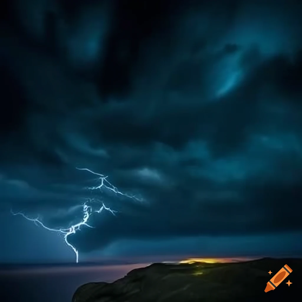 Inspirational artwork with the words 'rise above the storm' on Craiyon