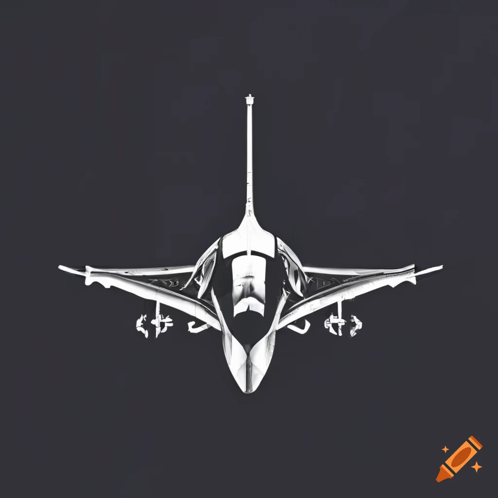 Logo of a fashion brand inspired by aeronautics with a black and white ...