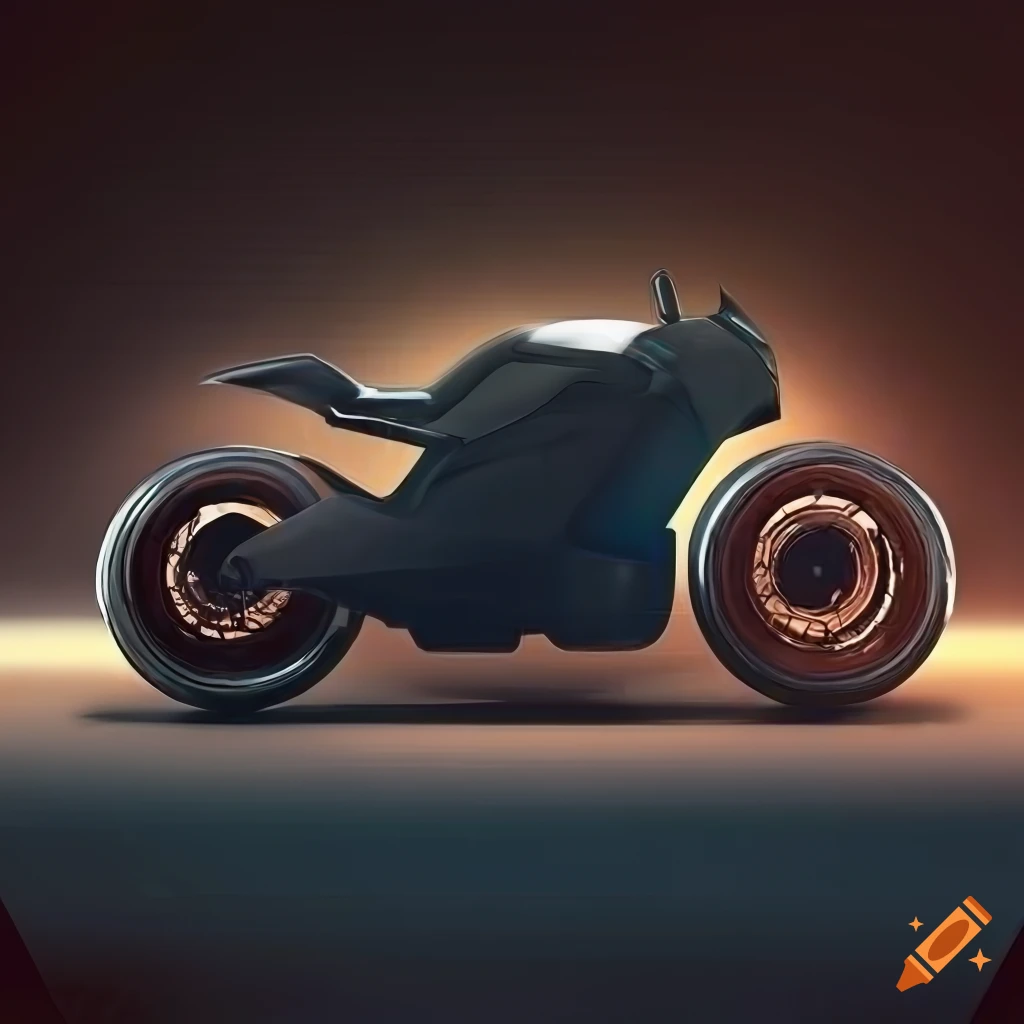 Ford motorcycle concept with Mustang design elements on Craiyon
