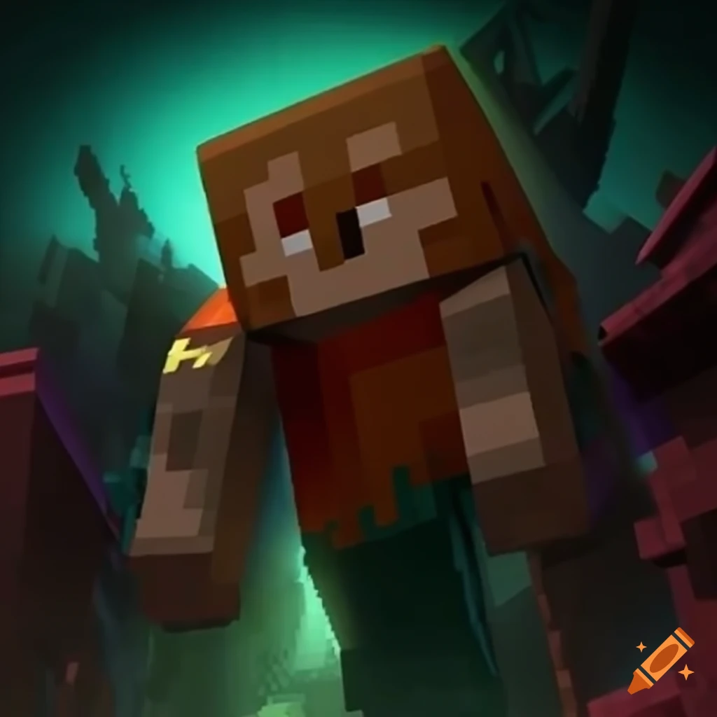 Evolution of Minecraft cross-play on Craiyon