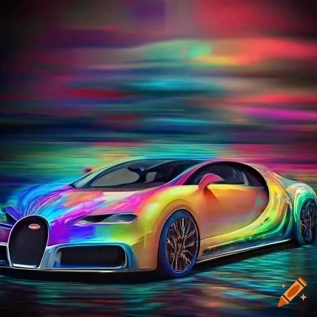 Rainbow Bugatti Veyron Bugatti Veyron Racing Livery Color Help.