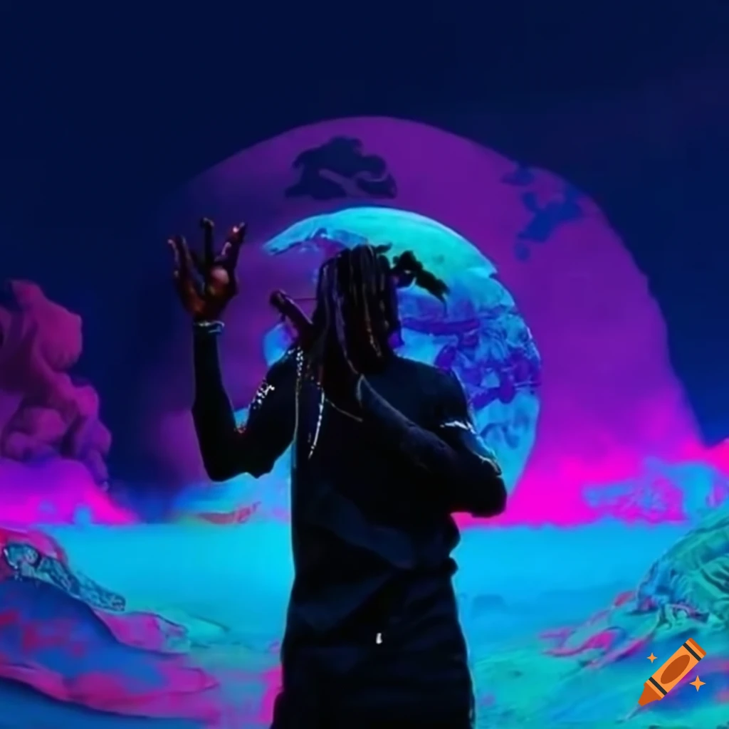 Utopia album cover by Travis Scott on Craiyon