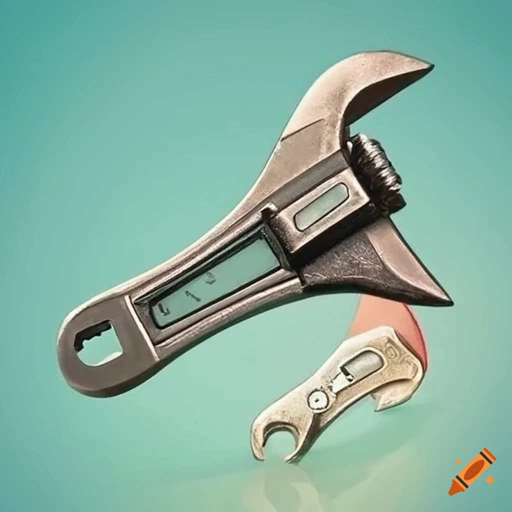 Image of an adjustable wrench meme on Craiyon
