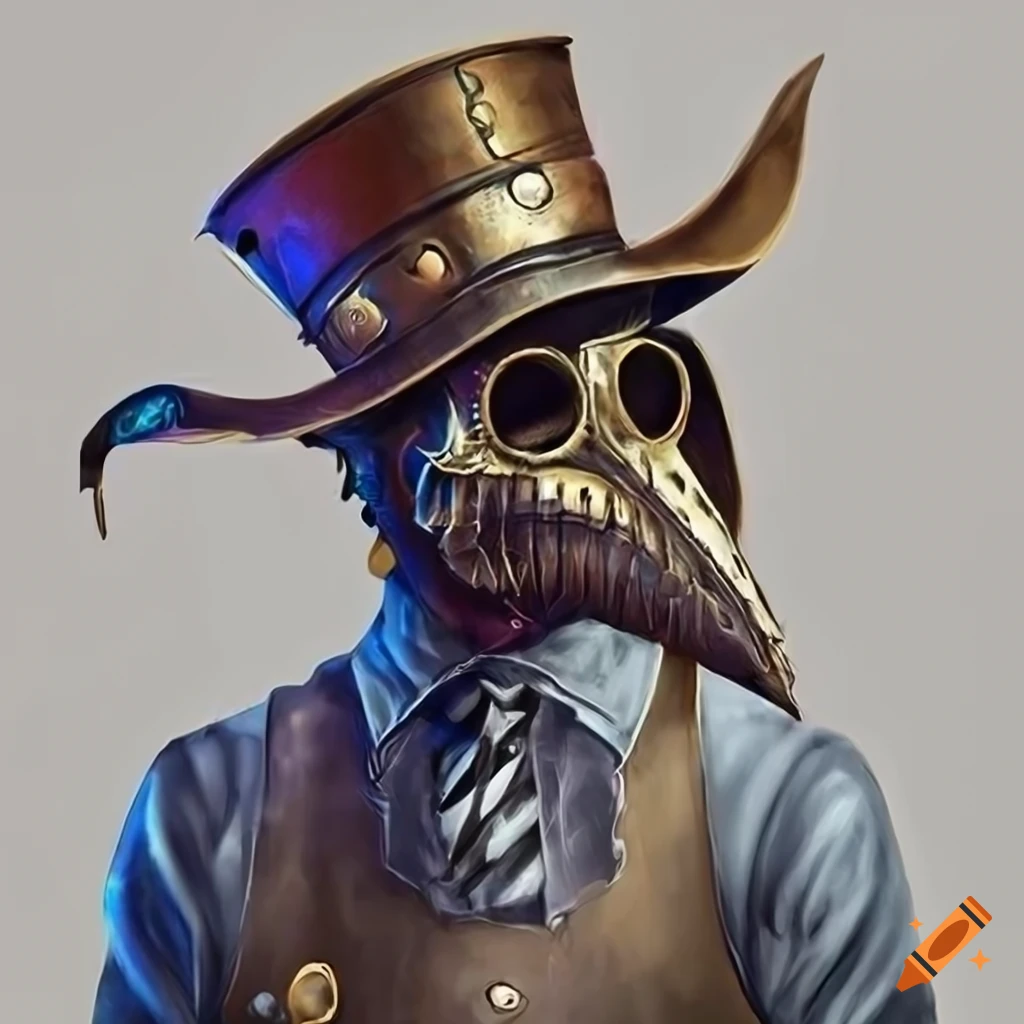 Plague Doctor images created on Craiyon
