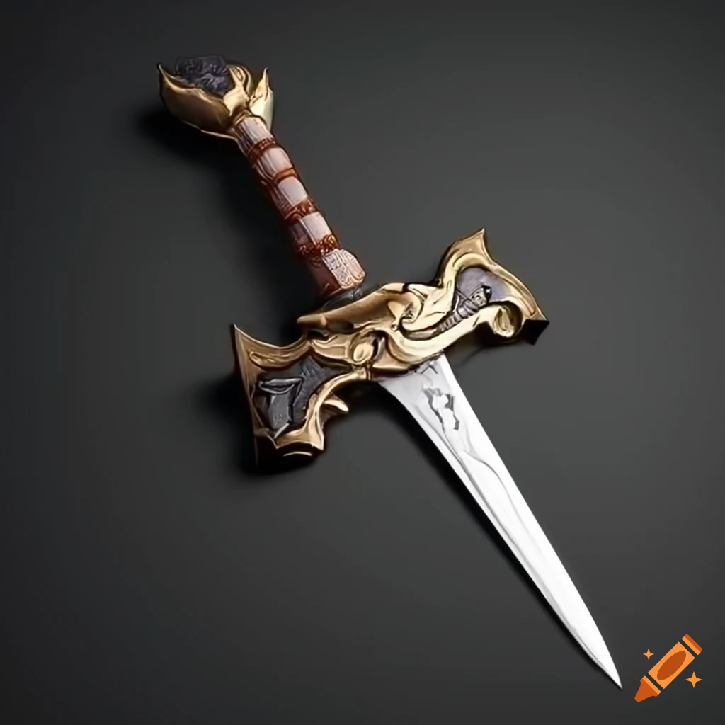 Image of a legendary sword on Craiyon