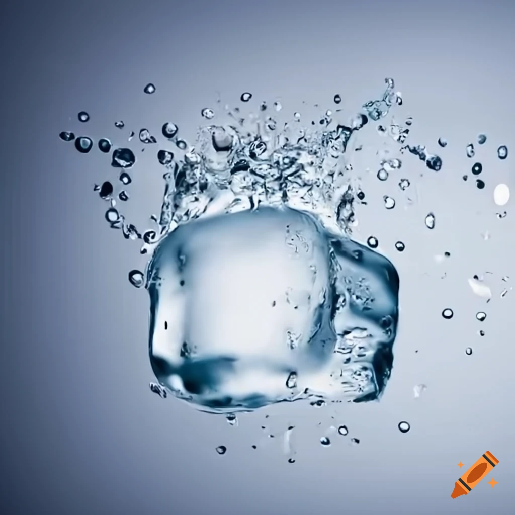 Ice Cube Water Wallpaper
