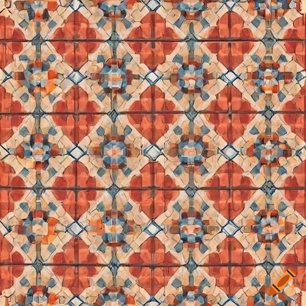 German tiling pattern on Craiyon