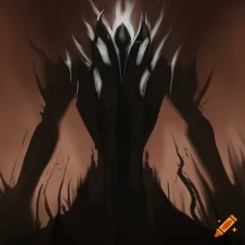 Concept art of a mysterious obelisk shadow entity on Craiyon