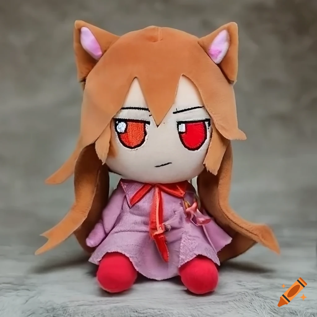 Fumo plushie of Holo from Spice and Wolf on Craiyon