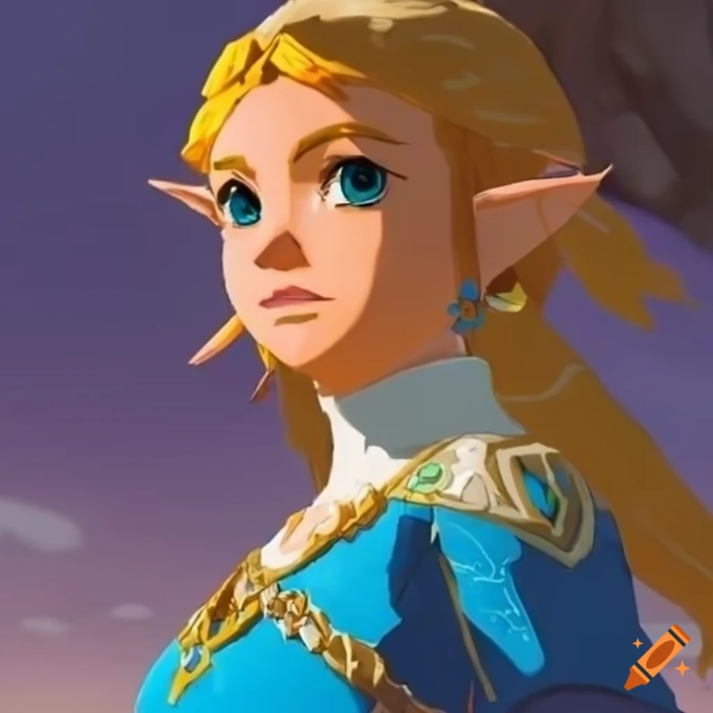 Image Of Princess Zelda From Breath Of The Wild On Craiyon