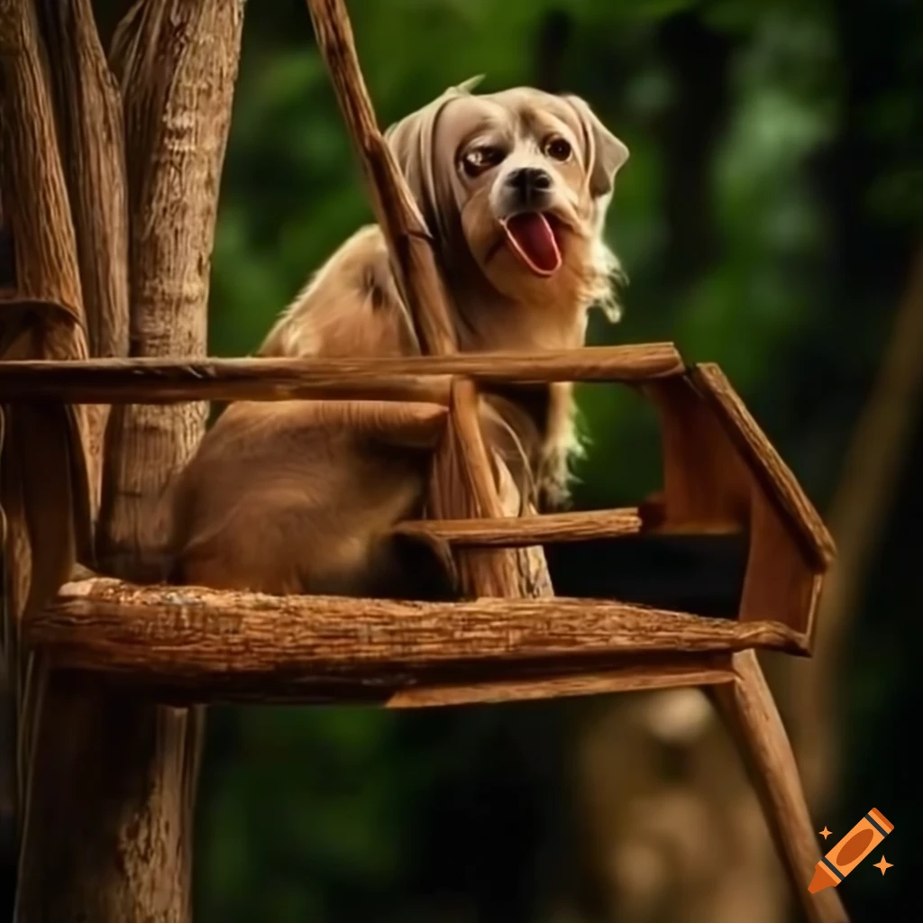 Treehouse images created on Craiyon
