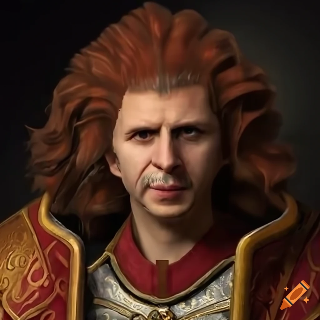 Photo realistic depiction of michael cera as ganondorf on Craiyon