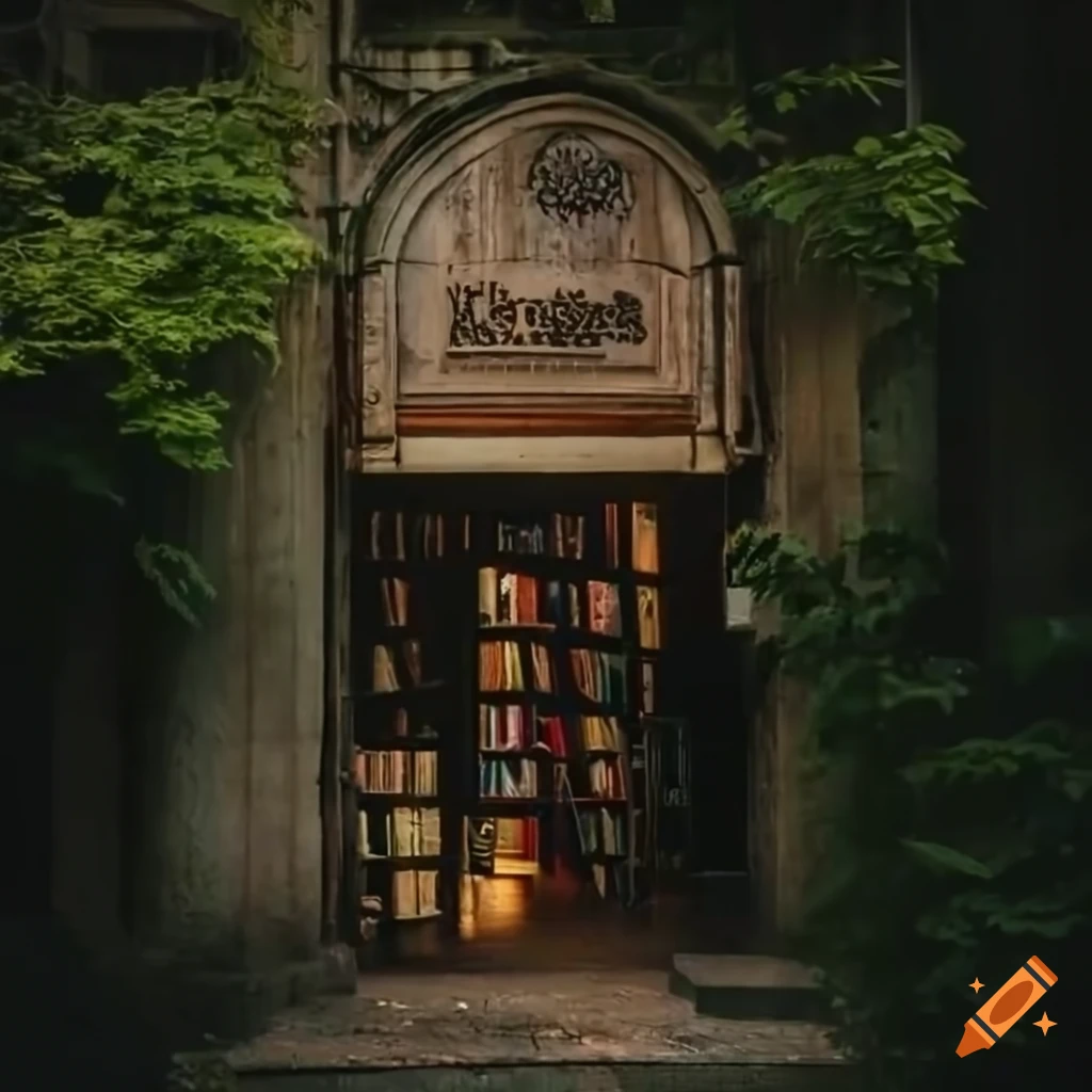 Bookstore images created on Craiyon