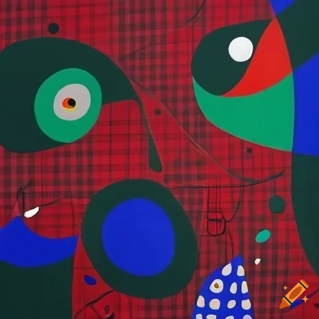 Abstract sculpture by alexander calder and joan miró on Craiyon