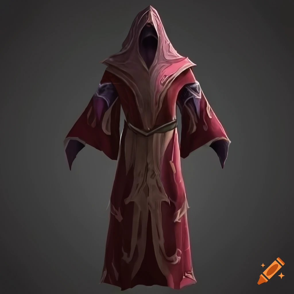 Texture of a fantasy mage robe on Craiyon