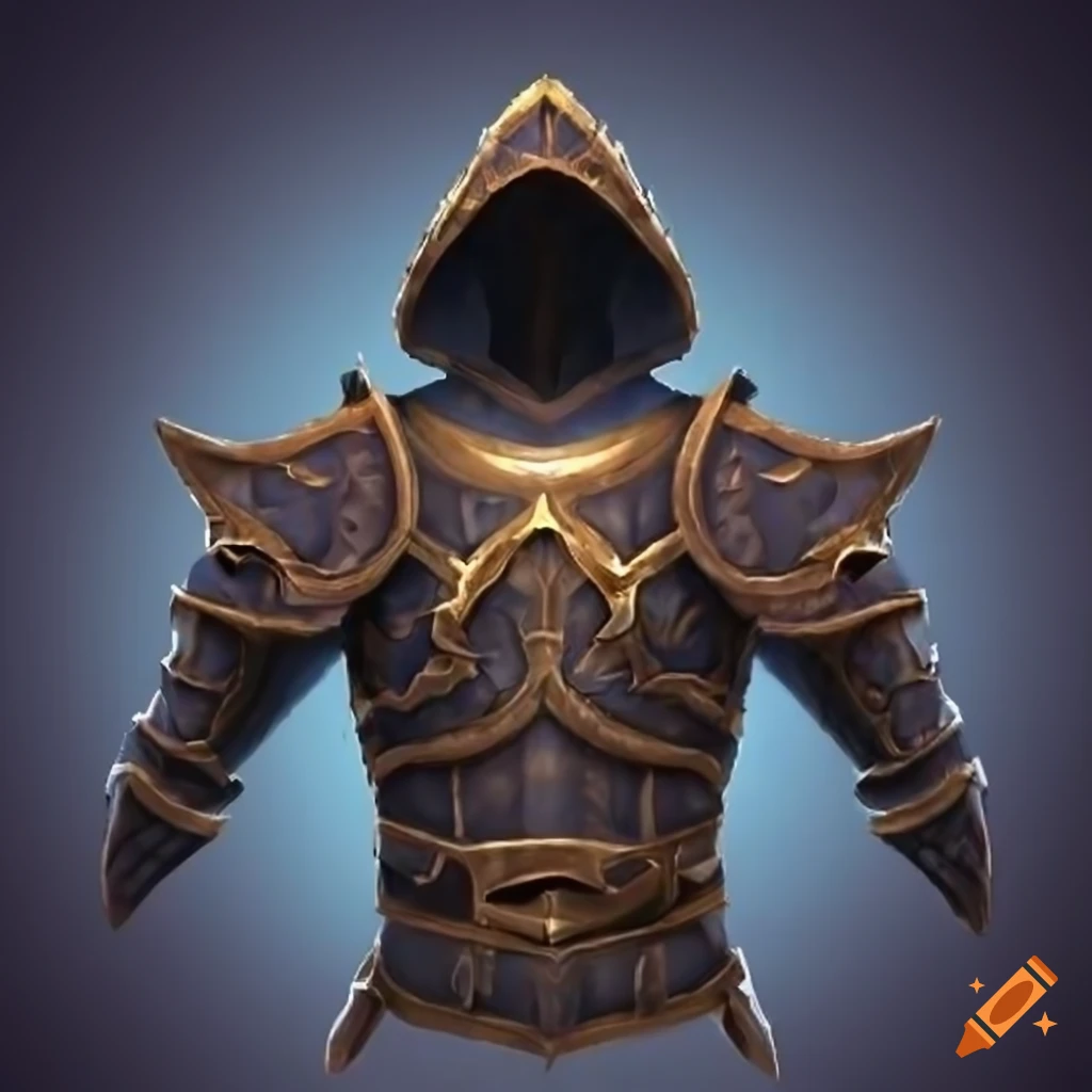 Texture of shining chest armor for fantasy mage on Craiyon