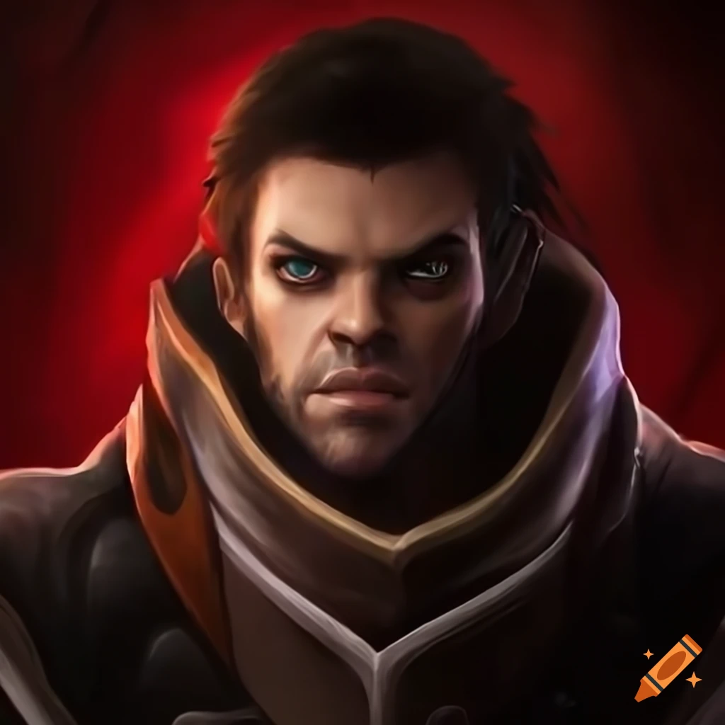 Ultra realistic headshot of Darius from League of Legends on Craiyon