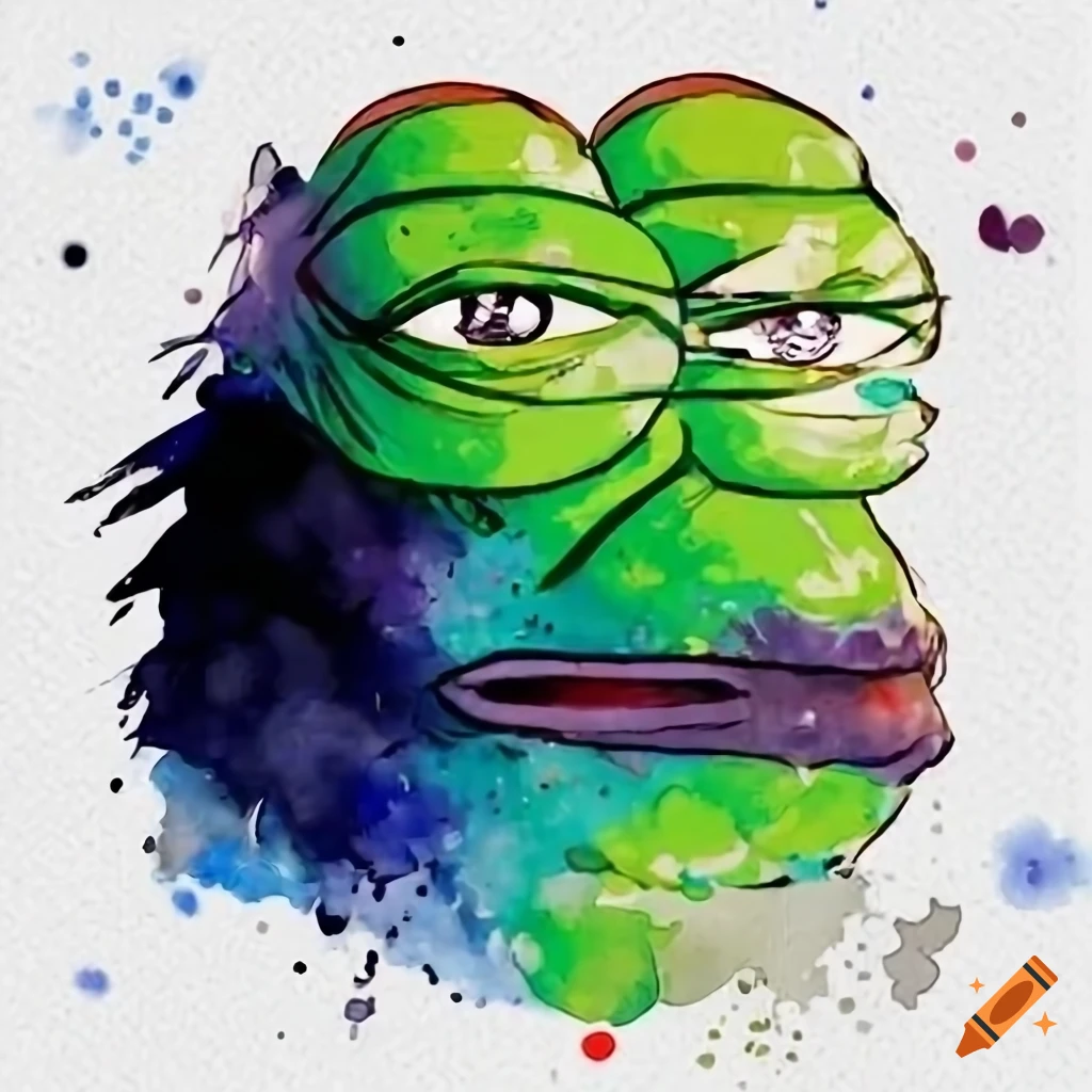 Meme of Kaneki's profile photo from Tokyo Ghoul and Pepe the Frog on ...