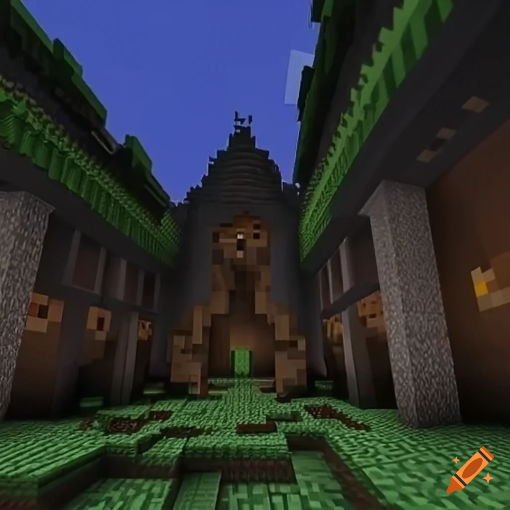 Minecraft servers wikipedia logo on Craiyon