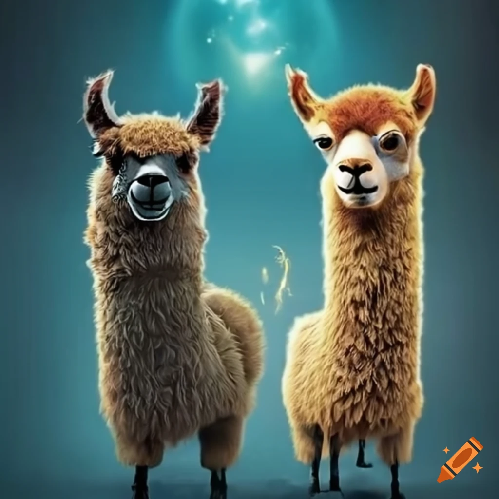 Llama images created on Craiyon