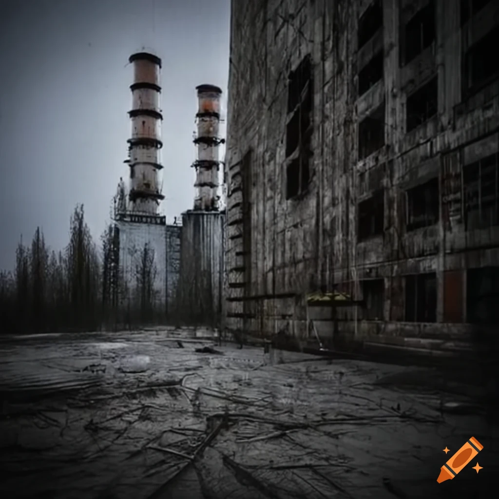 Cover of chernobyl game on Craiyon