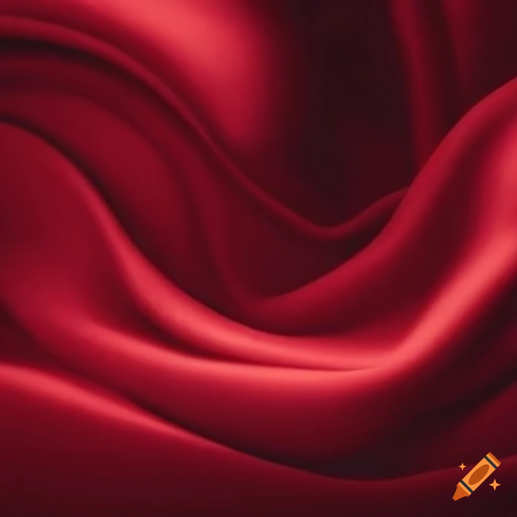 Red silk flowing texture on Craiyon