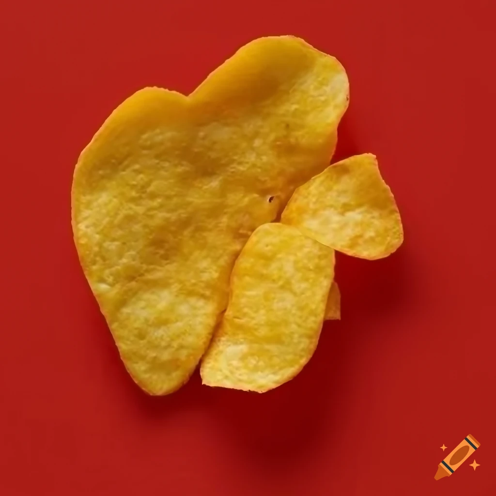 Texture of a potato chip on Craiyon