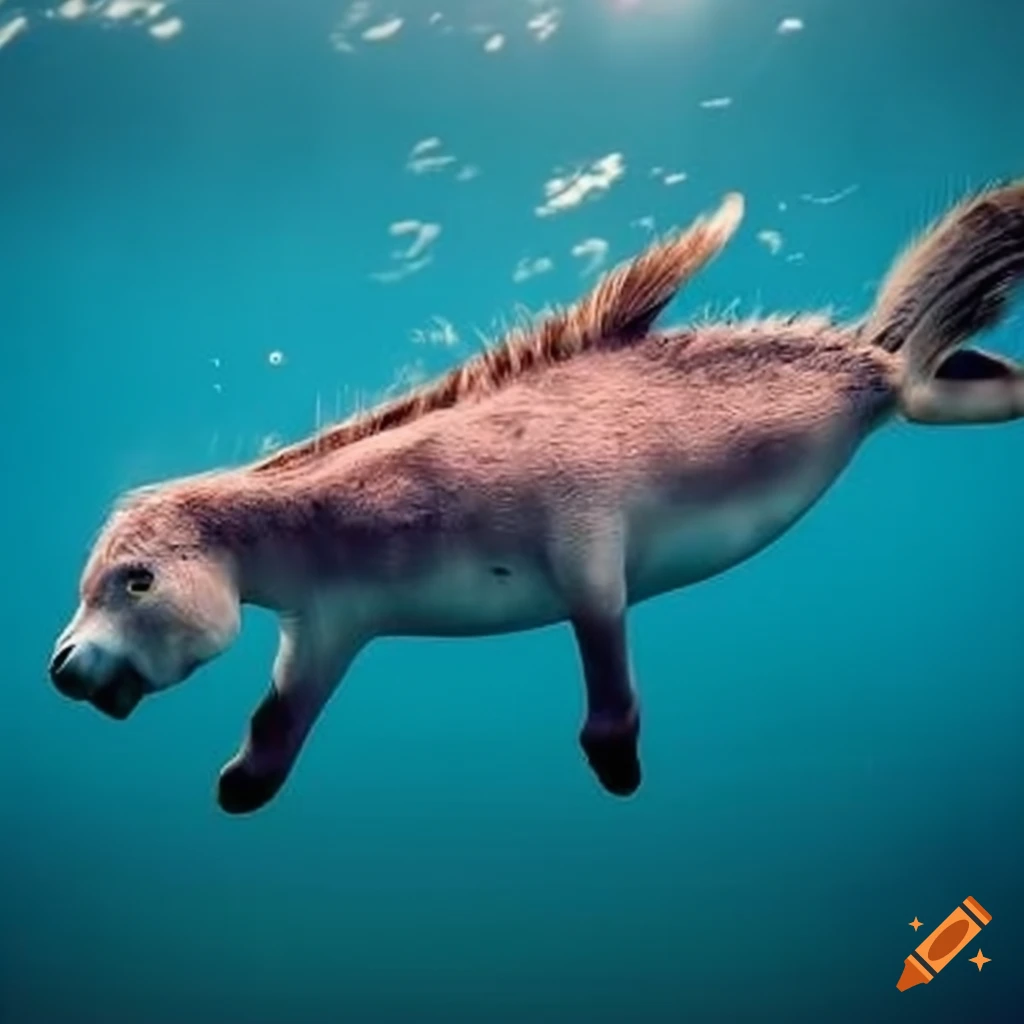 Image of a sea donkey on Craiyon