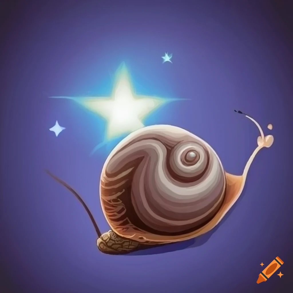 Surreal tarot illustration of a glowing snail on a heron's head under ...