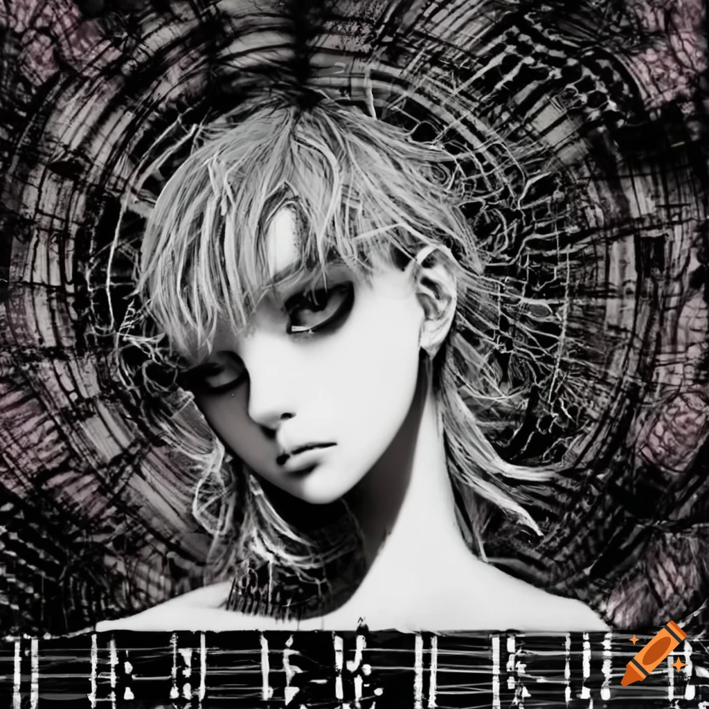 Breakcore album cover about searching for love on Craiyon