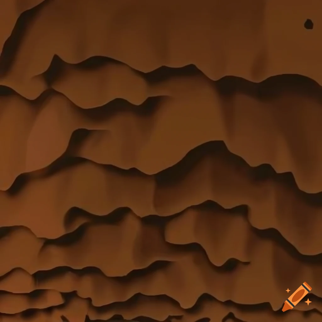 Seamless texture of a brown cave on Craiyon