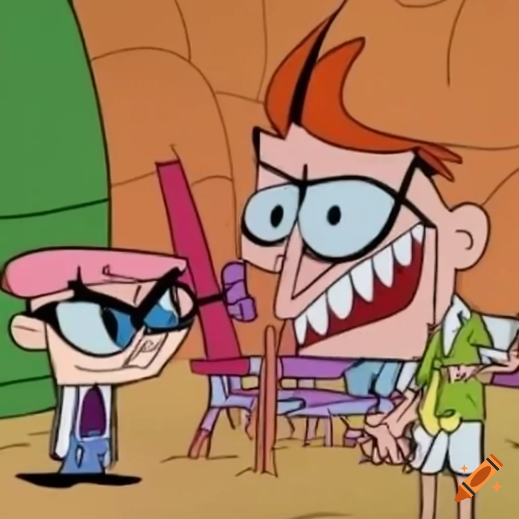 Image of Dexter's Laboratory cartoon on Craiyon