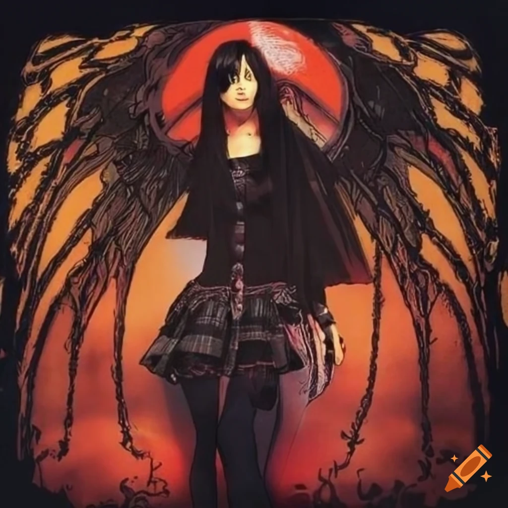 Illustrated album cover with zapped, zooted and tsukuyomi theme on Craiyon