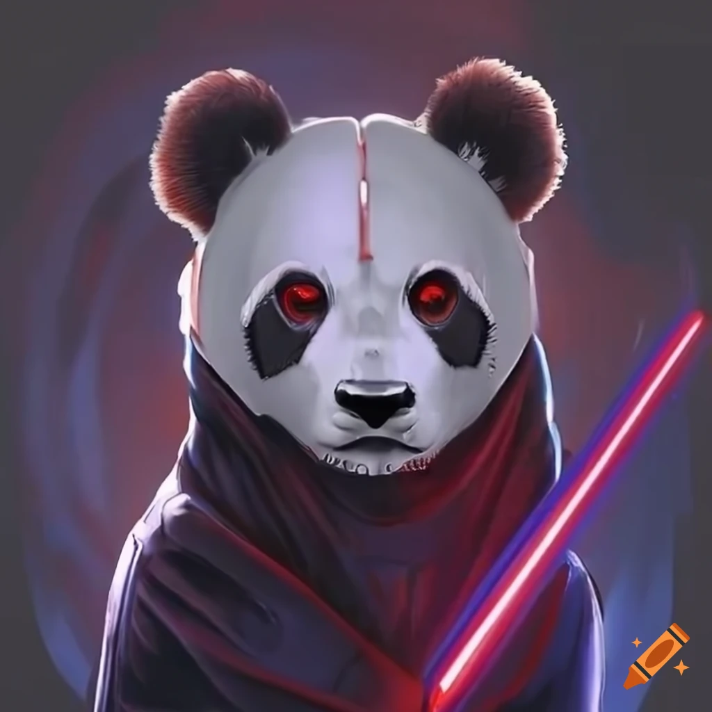 Panda S Met Lichtzwaarden