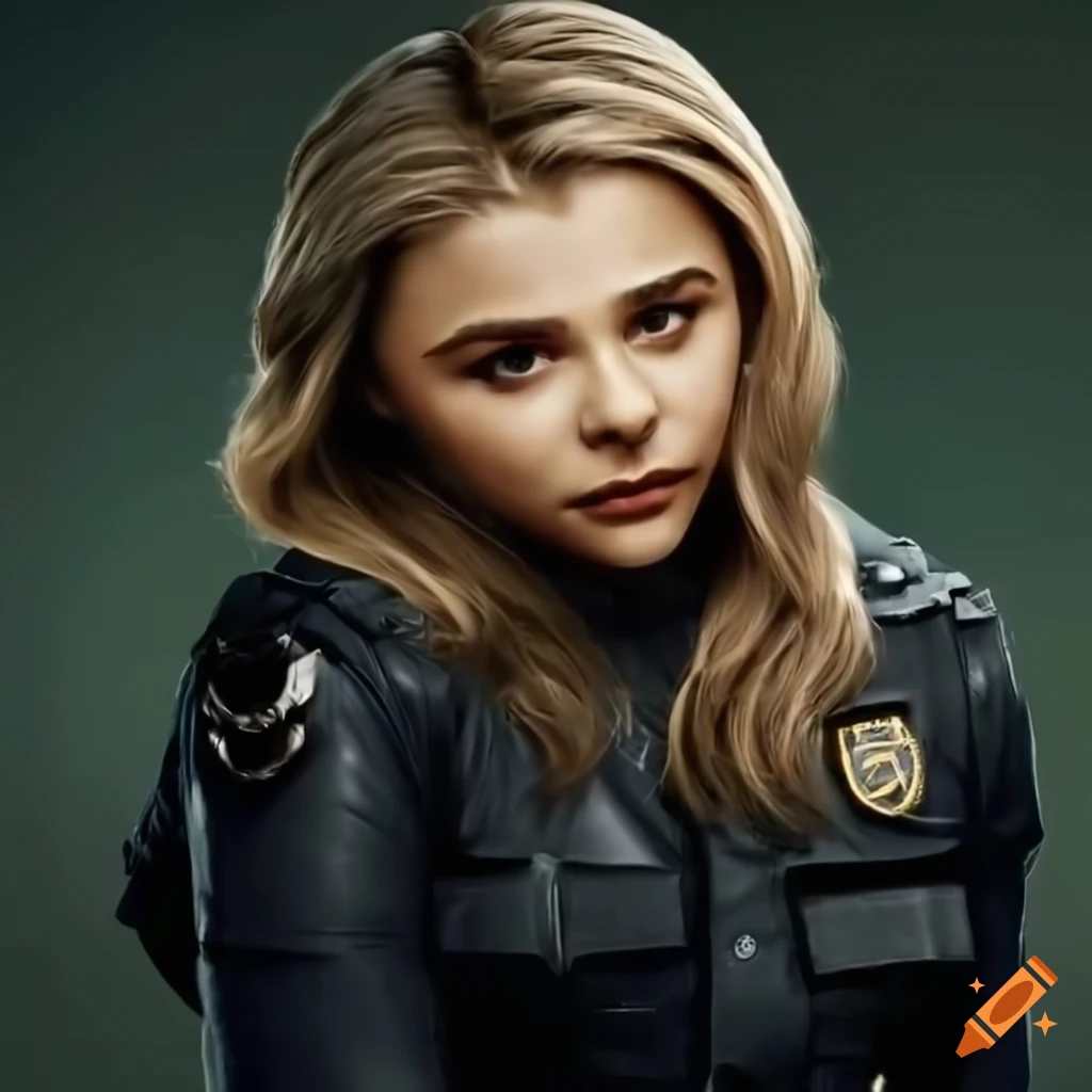 Photo of two police officers hugging on Craiyon