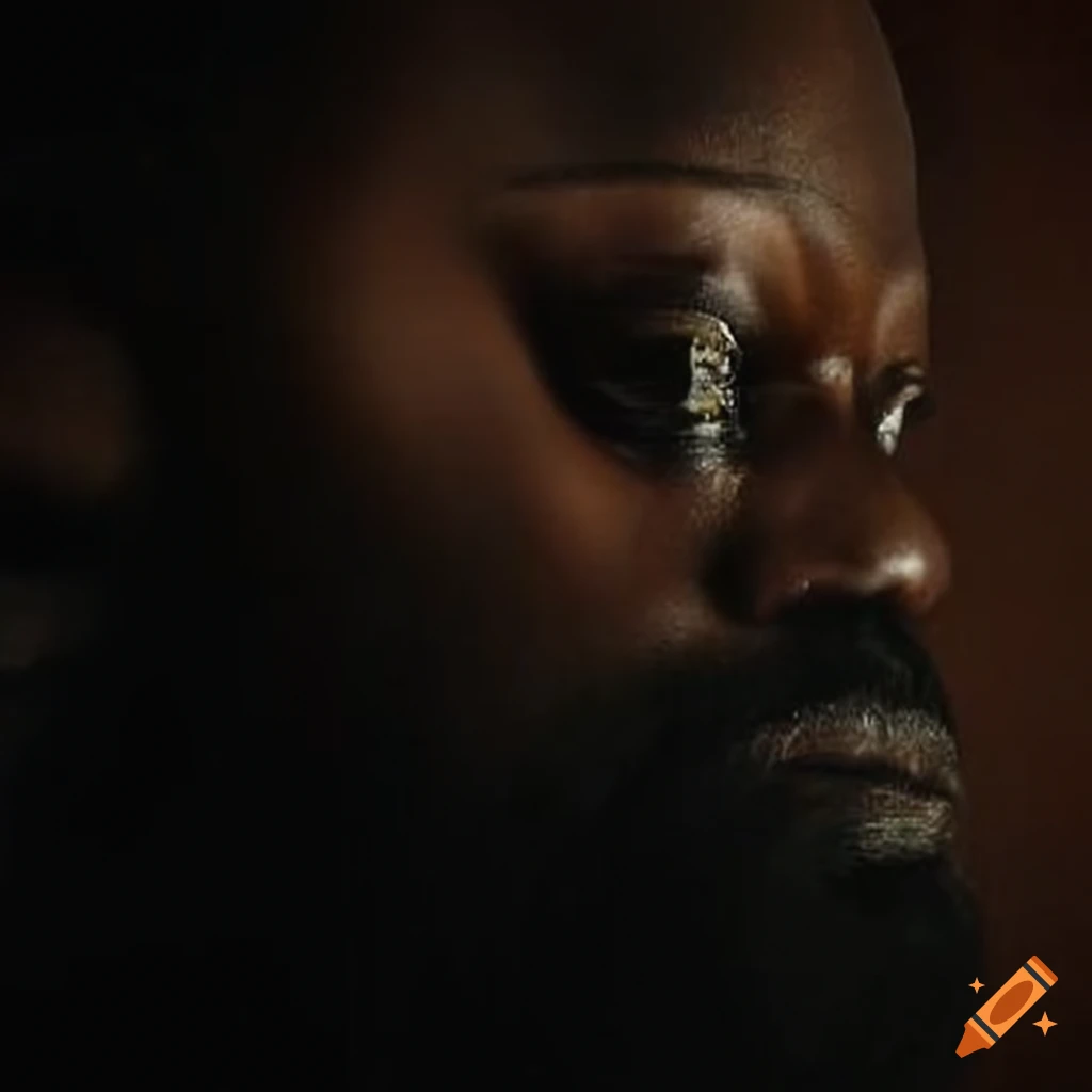 Artwork depicting the hidden face of god the father on Craiyon