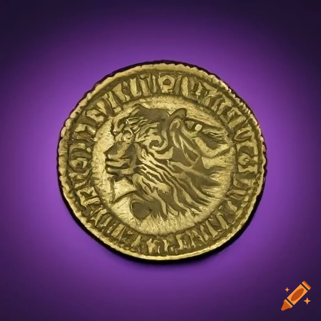 Coin with lion face on Craiyon