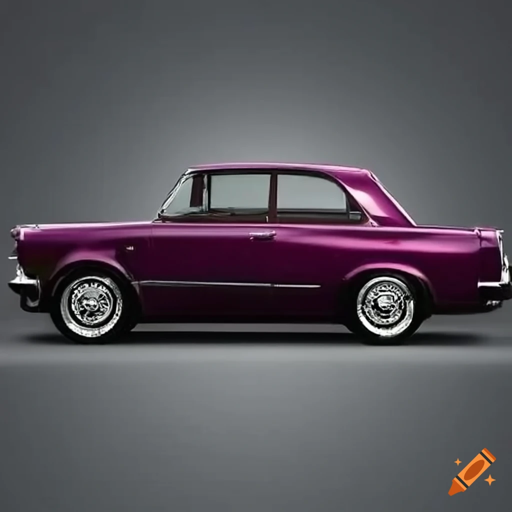 Side view of a prince skyline deluxe car on Craiyon