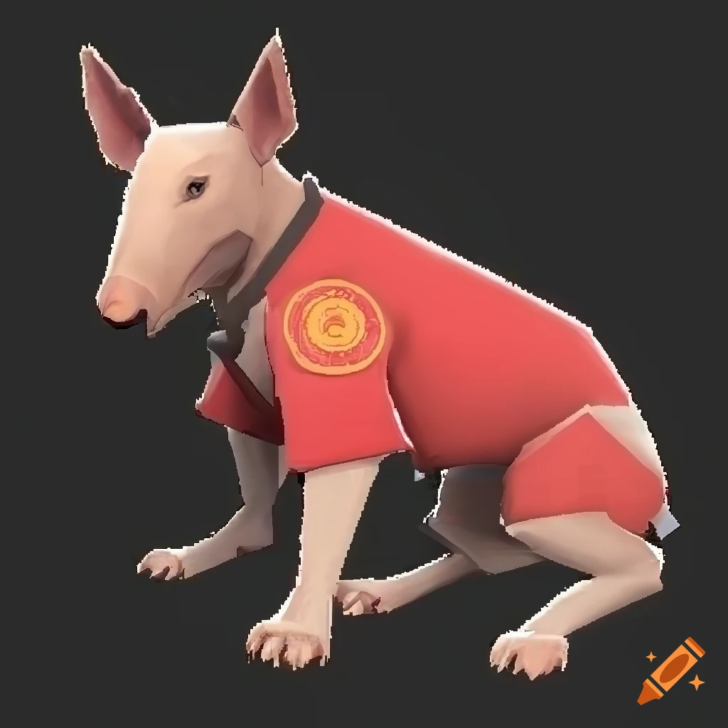 Bull terrier character in team fortress 2